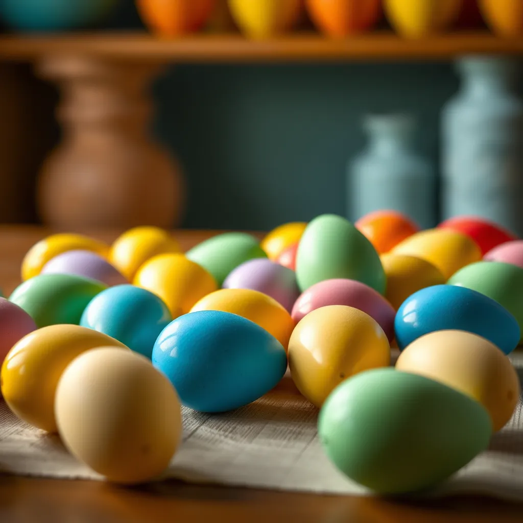 The Many Uses of Colored Plastic Eggs in Cooking and Crafts