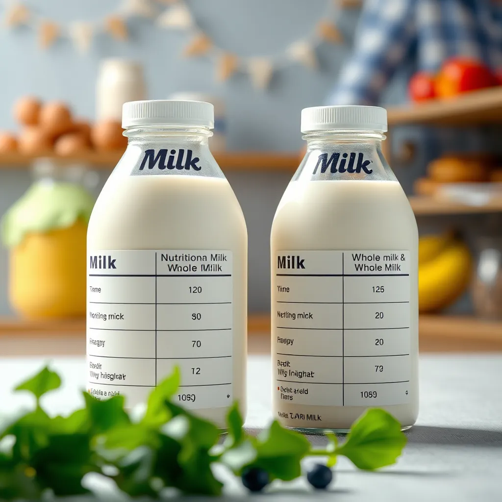 Whole Milk vs. Two Percent Milk: Key Differences Explained